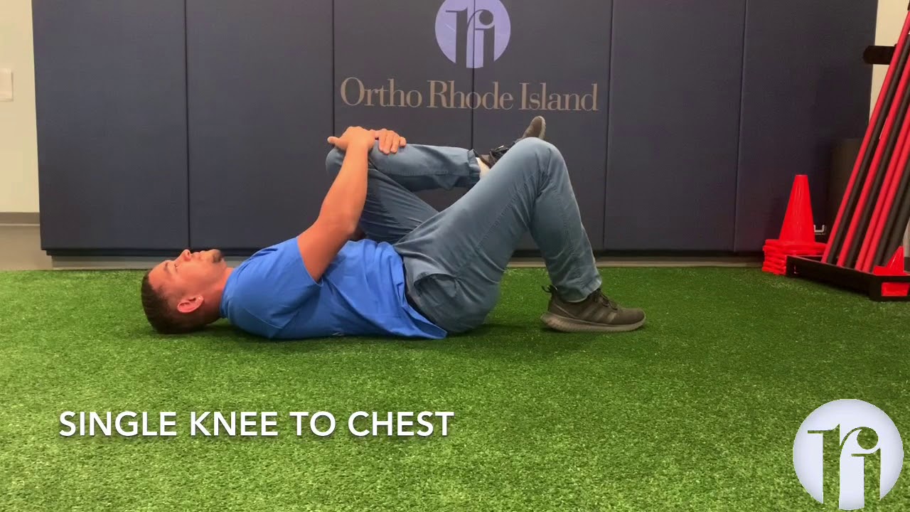 Single Knee To Chest - YouTube