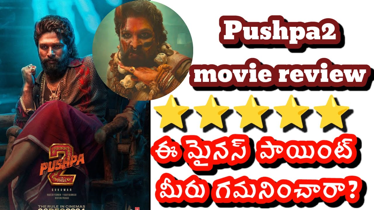 Pushpa2 the rule movie review/ Pushpa2 movie story in Telugu/ Pushpa2 movie scenes # ...
