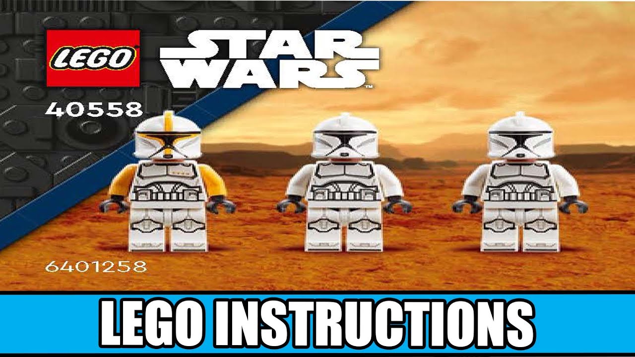 LEGO Instructions | Star Wars | 40558 | Clone Trooper Command Station ...