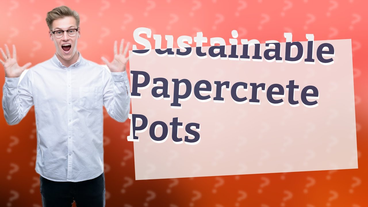 How Can I Recycle Waste Paper into Papercrete Pots? - YouTube