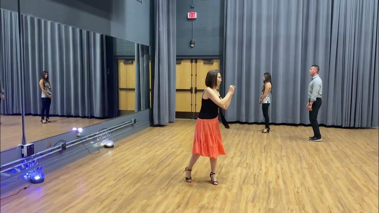 Cha-Cha Beginners lesson: Basic step series 1 - make Triple Step easily - YouTube