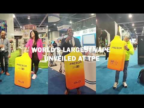 The world's largest vape was unveiled at TPE!