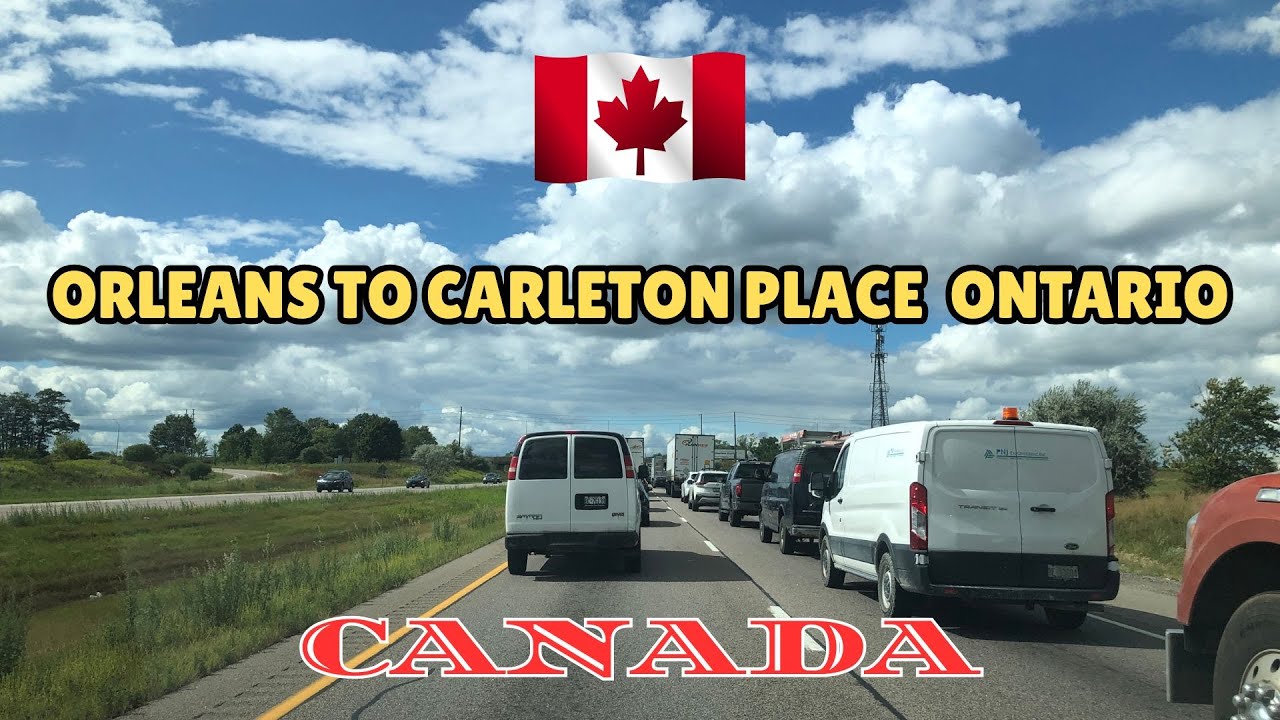 Orleans to Carleton Place Ontario Canada, Dash Cam Ride - YouTube