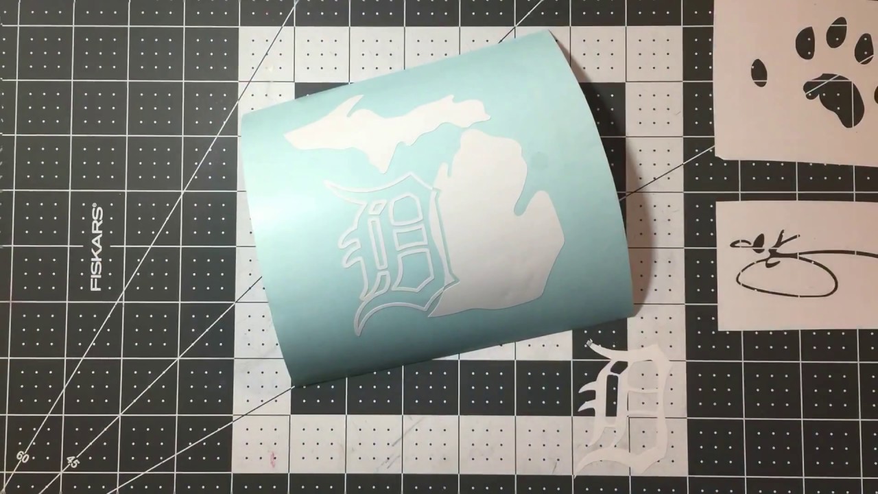 Detroit D Vinyl Decals - YouTube