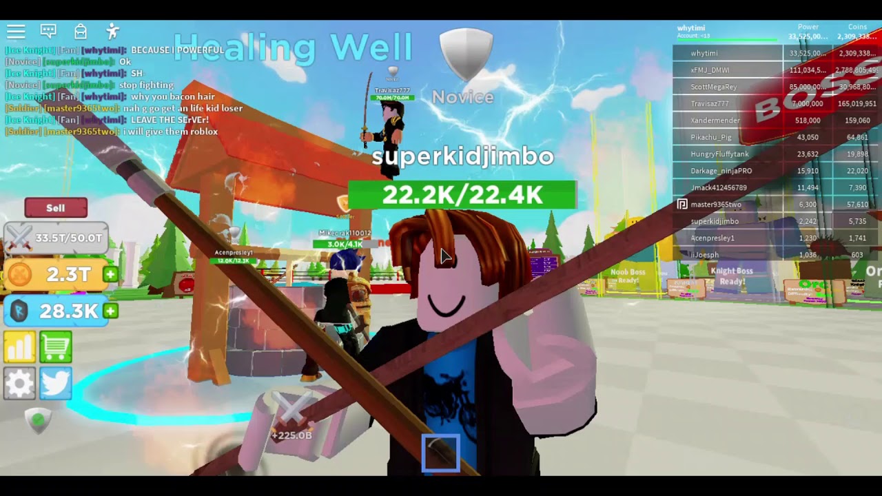 ROBLOX Boss FIGHT SimulatoR - YouTube