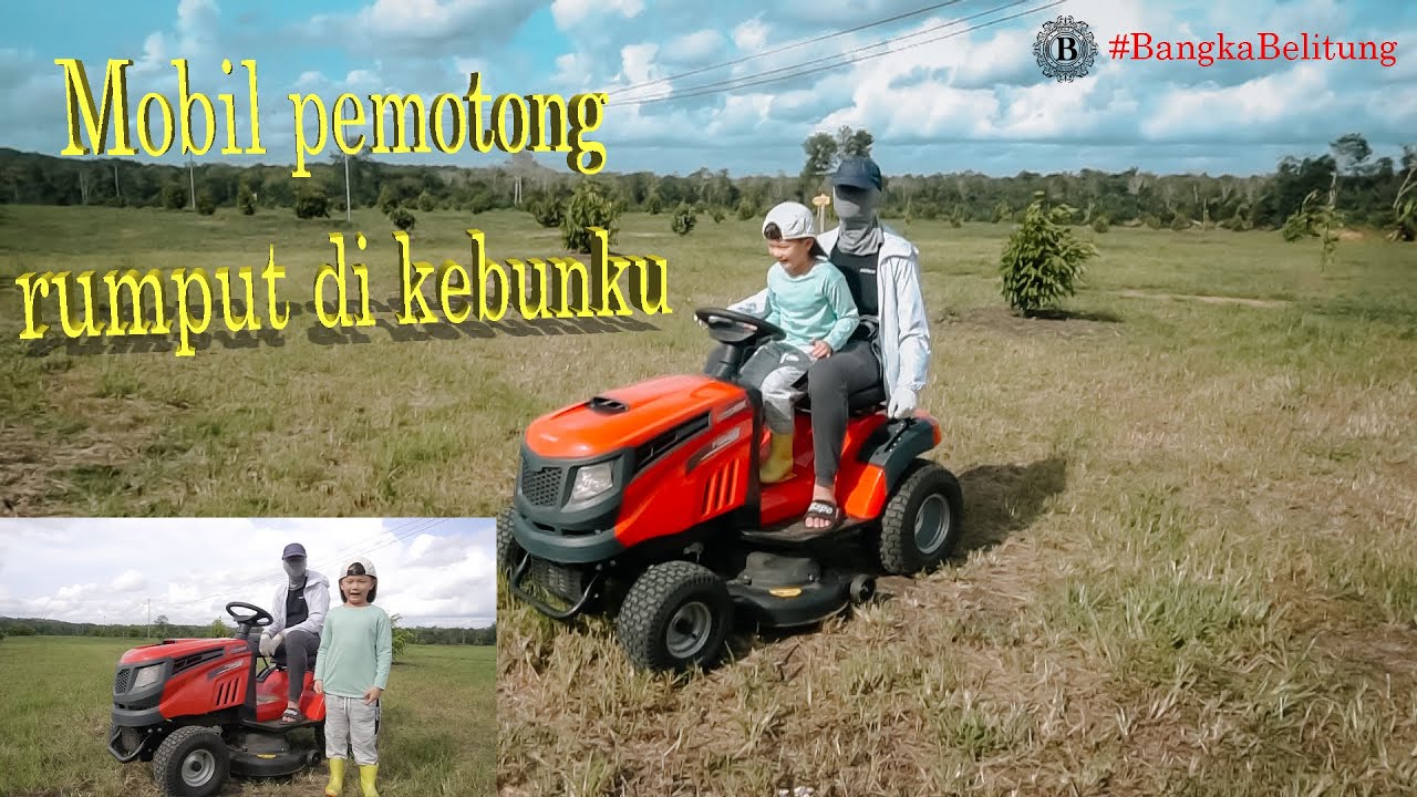 Mobil Pemotong Rumput Di Kebunku - YouTube