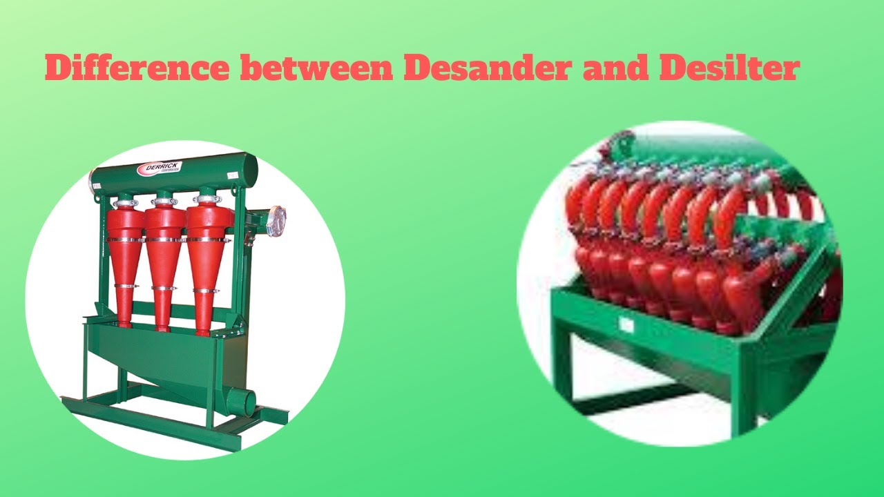 Difference Between Desander and Desilter - YouTube