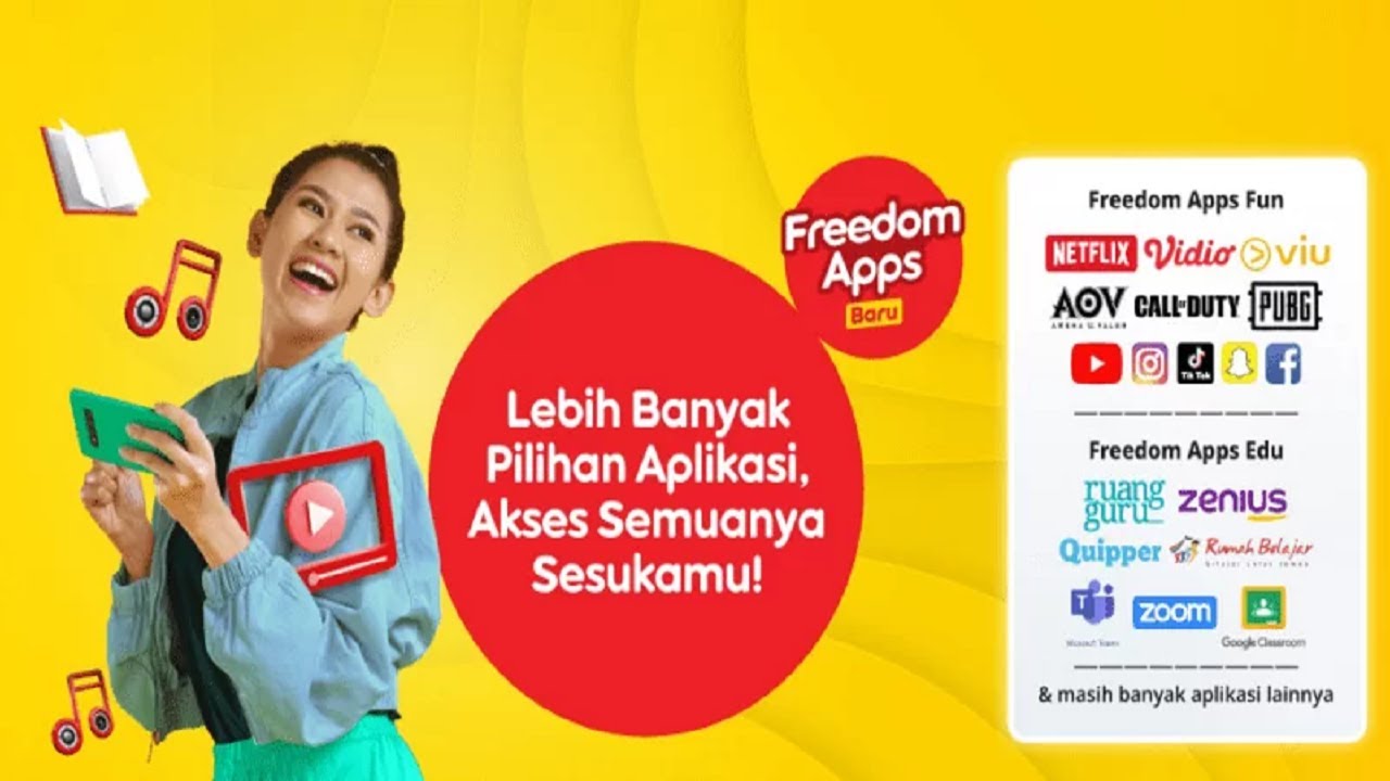 Apa yang dimaksud dengan kuota paket Indosat freedom apps Edu dan Fun? - YouTube