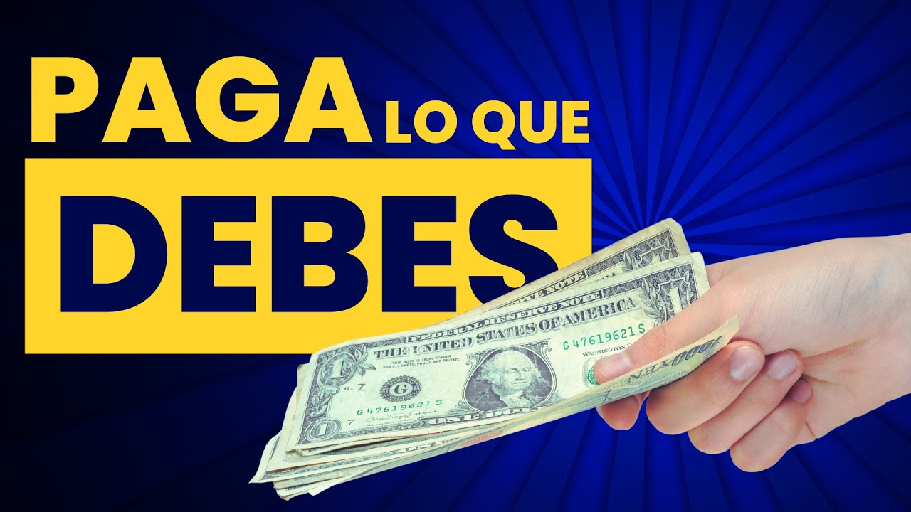 PAGA lo que DEBES | Pastor Marco Antonio Sanchez - YouTube