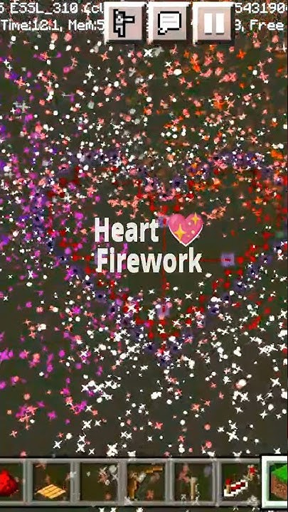 TNT Heart Firework in Minecraft from Redstone. - YouTube