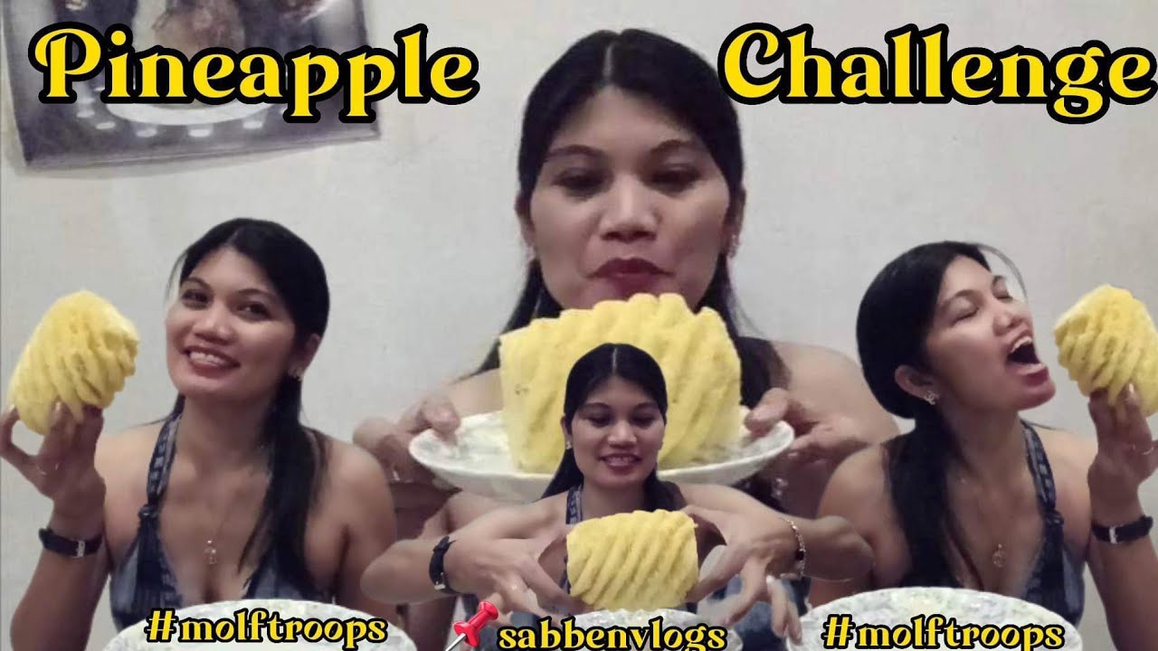 PINEAPPLE CHALLENGE - YouTube