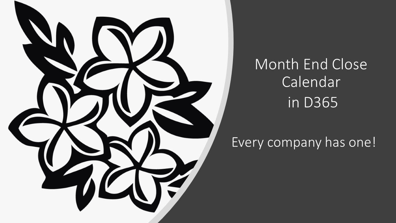 Month End Close Calendar Every Company has one! - YouTube