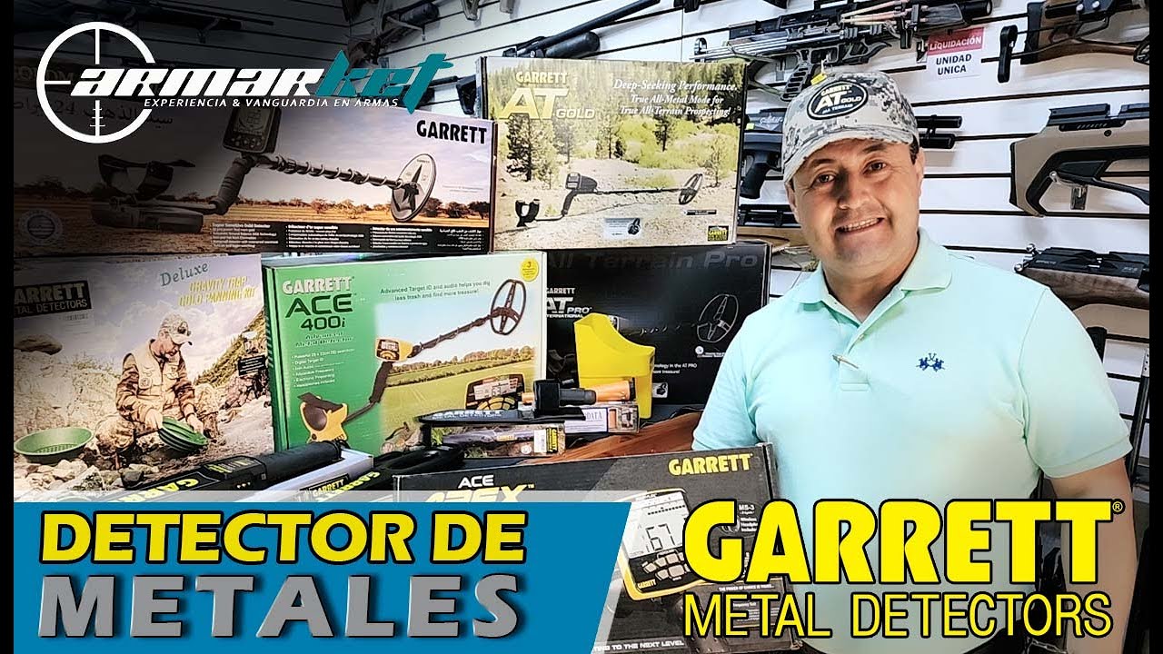 DETECTORES DE METAL GARRETT - YouTube