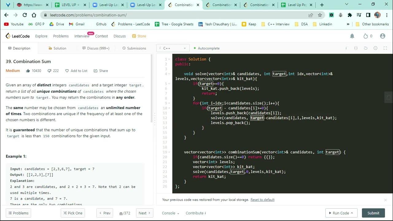77 Combination Leetcode Recursion Tree C Youtube