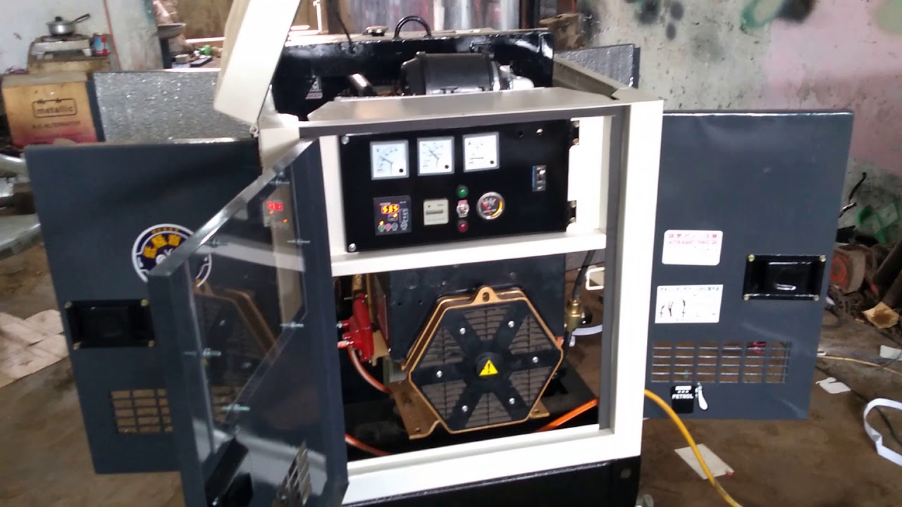 PAKISTAN MADE 15 kW Gas+Petrol Generator with ATS system - YouTube