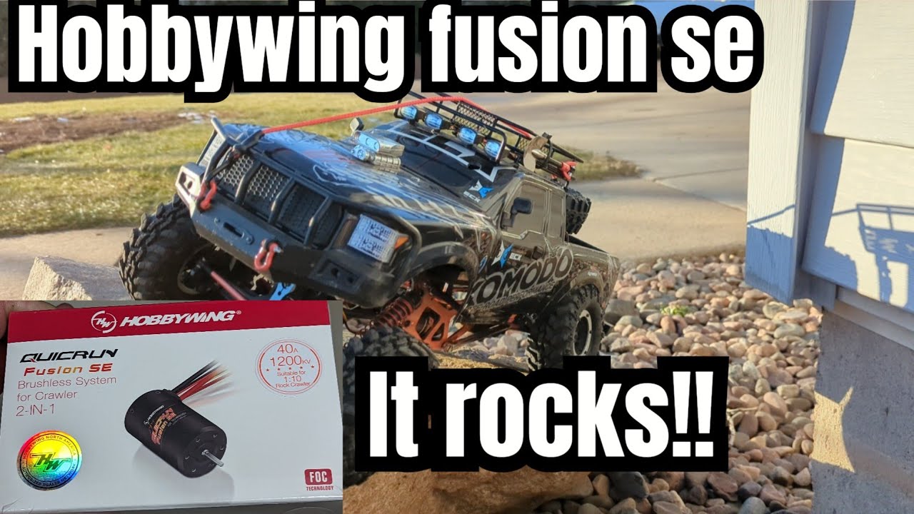 hobbywing fusion se unboxing and test - YouTube
