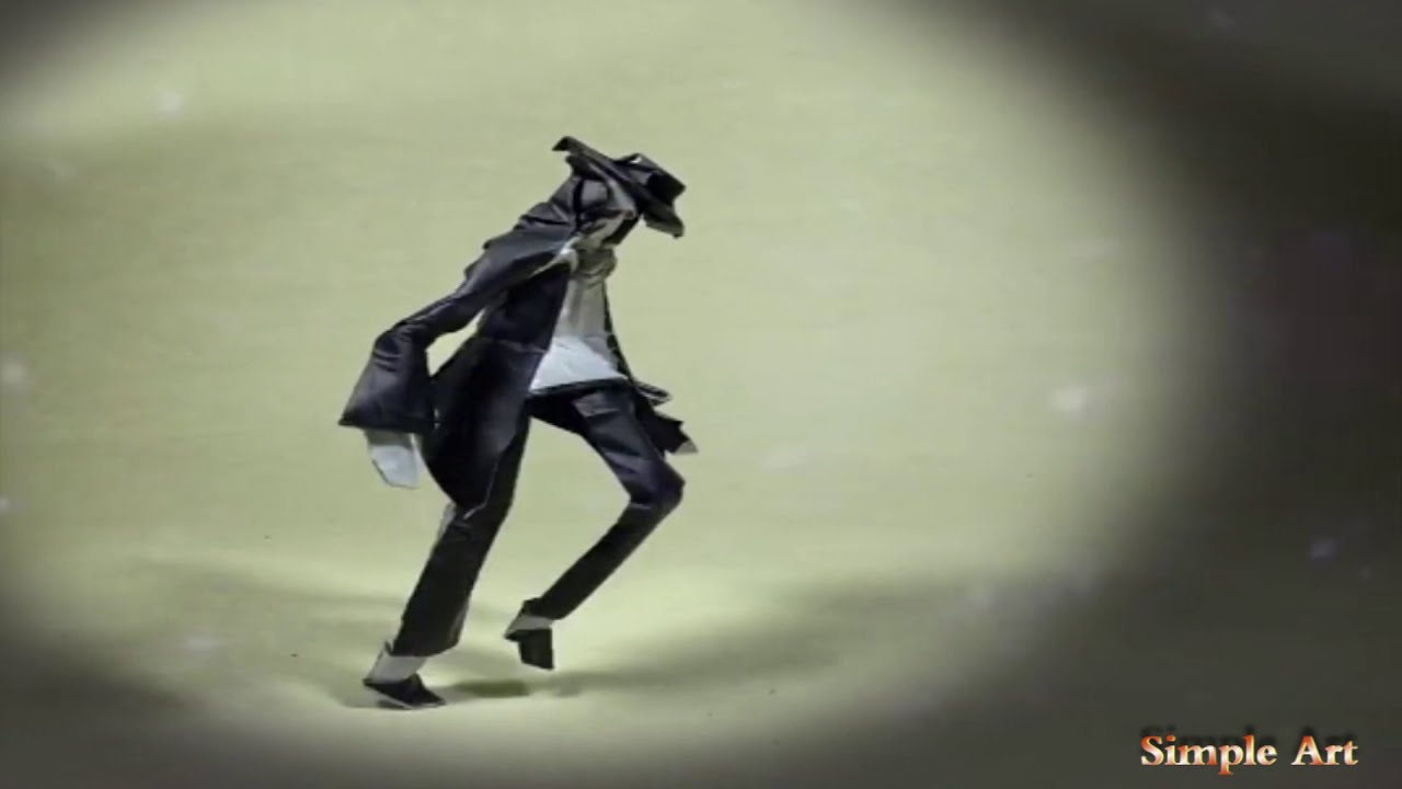Origami 3D Michael Joseph Jackson 마이클 잭슨 ไมเคิลแจ็คสัน マイケル・ジャクソン - YouTube