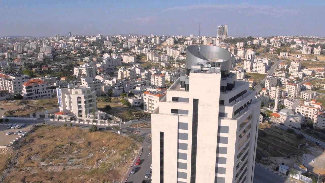 Israel aerial footage: Drone aerial filming of building and ...