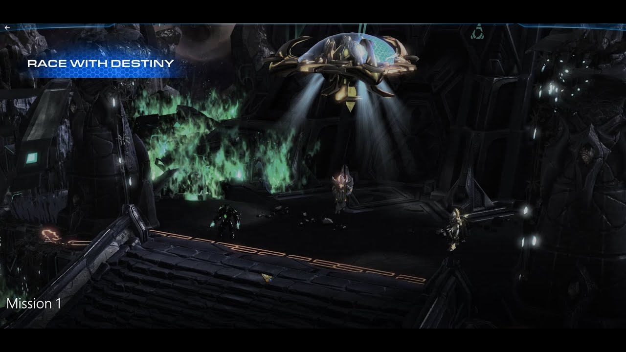 DARK STORY - SC2 CUSTOM CAMPAIGN - RACING WITH DESTINY - Mission 1: The ...