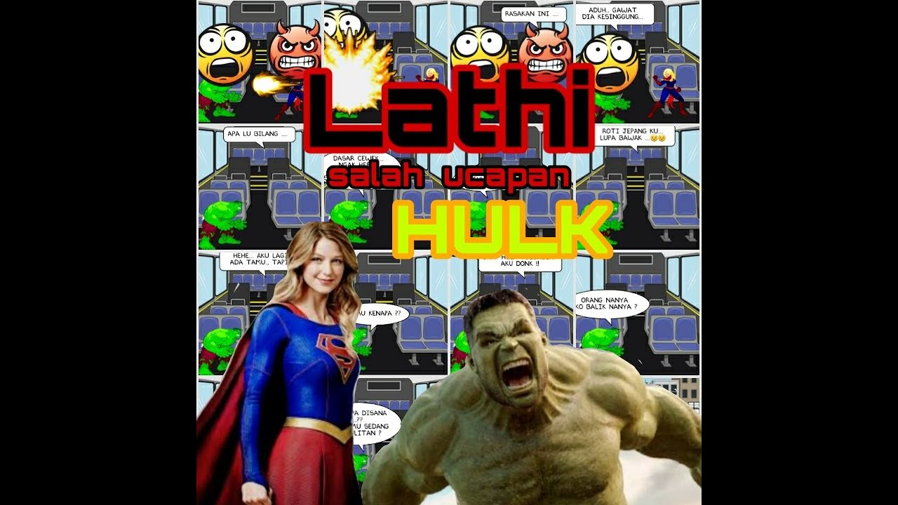 LATHI | HULK Super Hero Salah Ucap | Komik Pendek 3D - YouTube