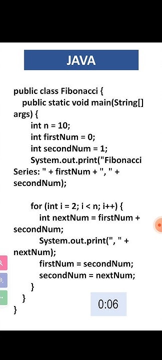 Java Interview Questions with Explanation | Fibonacci Series | Best Java Training Institute ...