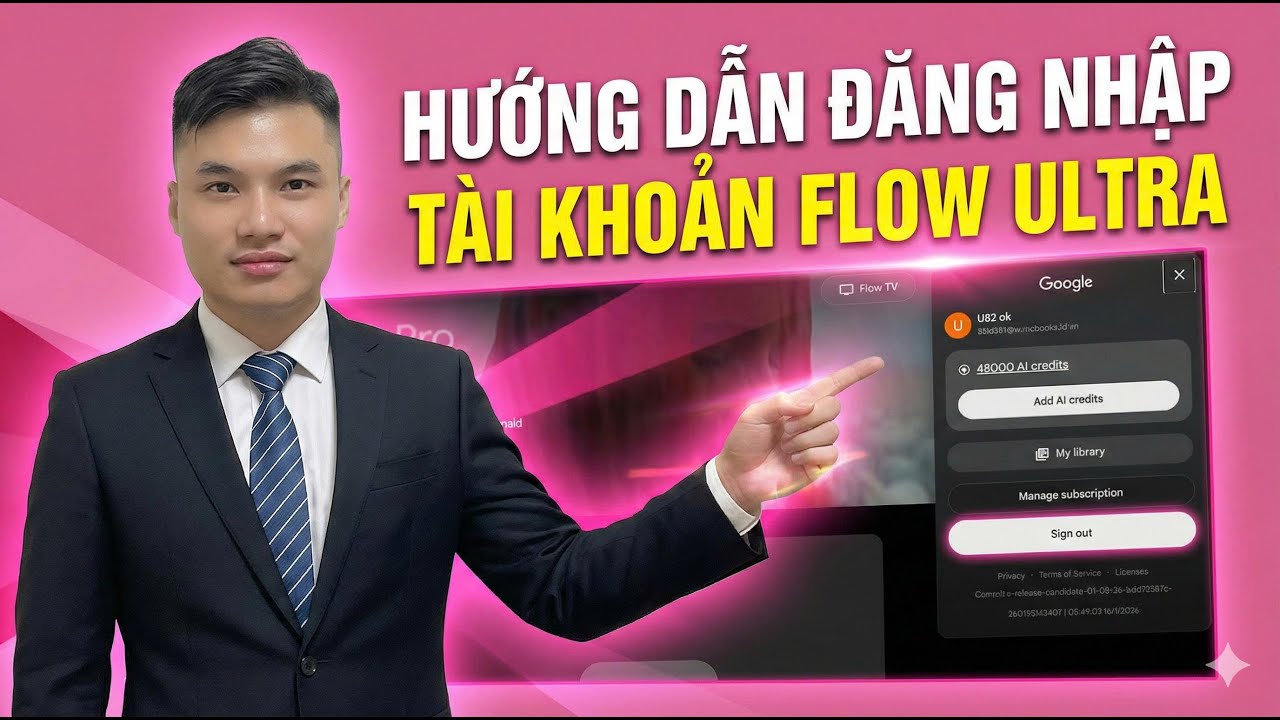 Hướng dẫn đăng nhập tài khoản Flow Ultra - YouTube