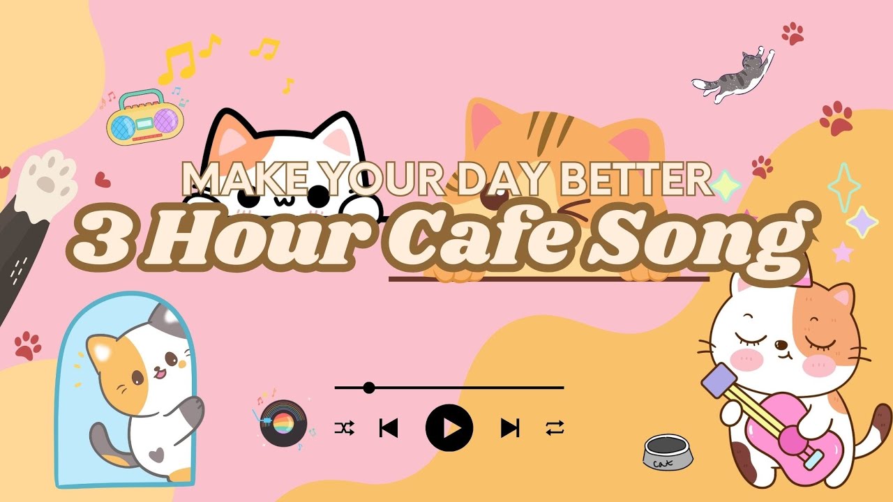 Let's Enjoy Coffee 🍢3 Hour Cafe Song 🥞 Stream Cafe Cute & Relaxing ...