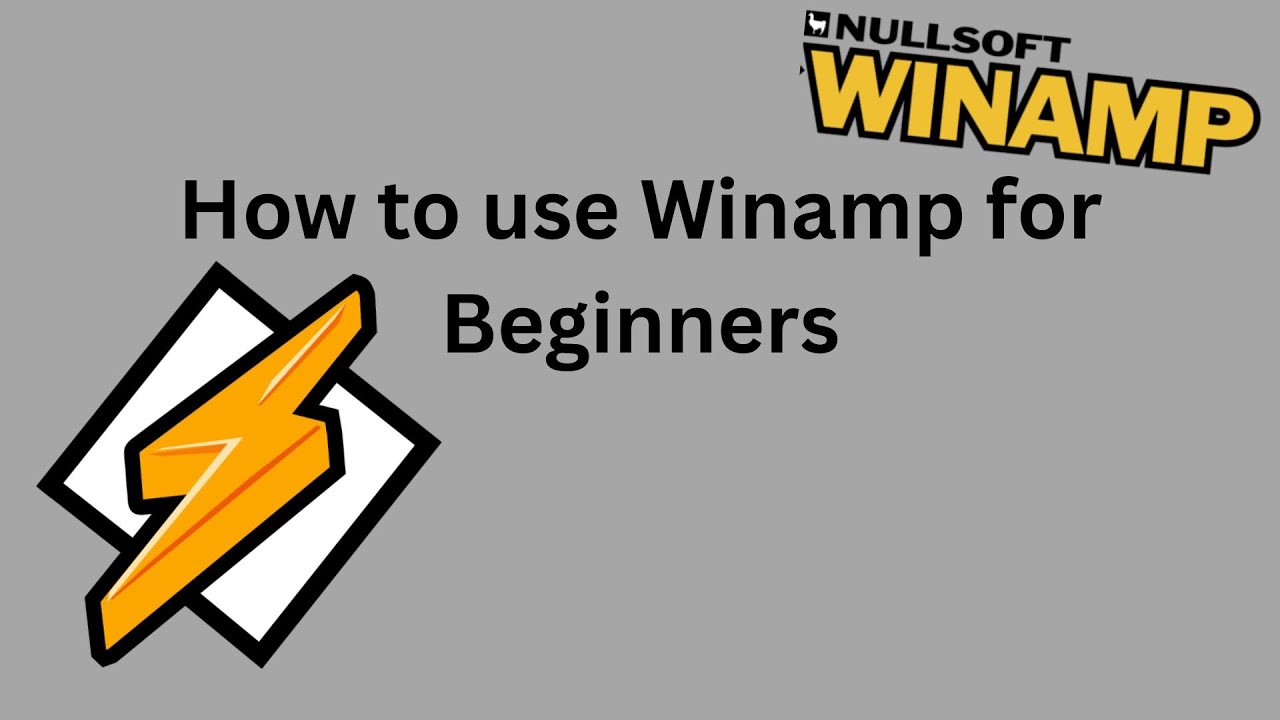 How to use Winamp for Beginners - YouTube