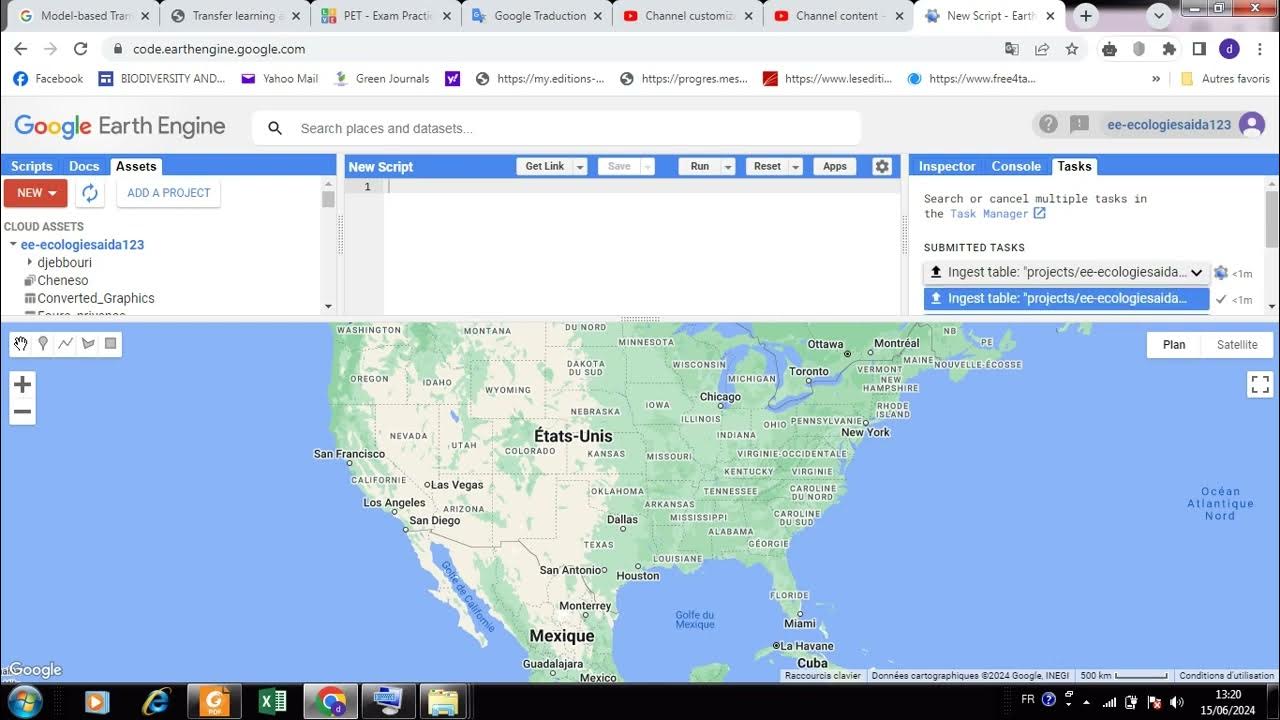 Upload your shapefile to Google Earth Engine - YouTube