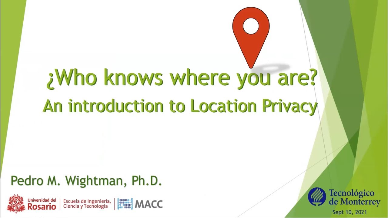 Who knows where you are? An introduction to location privacy - YouTube