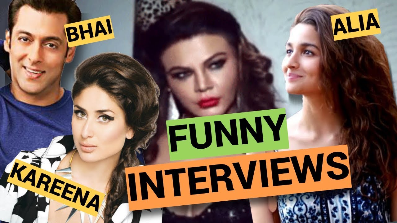 Funny Bollywood Actors Interview - YouTube