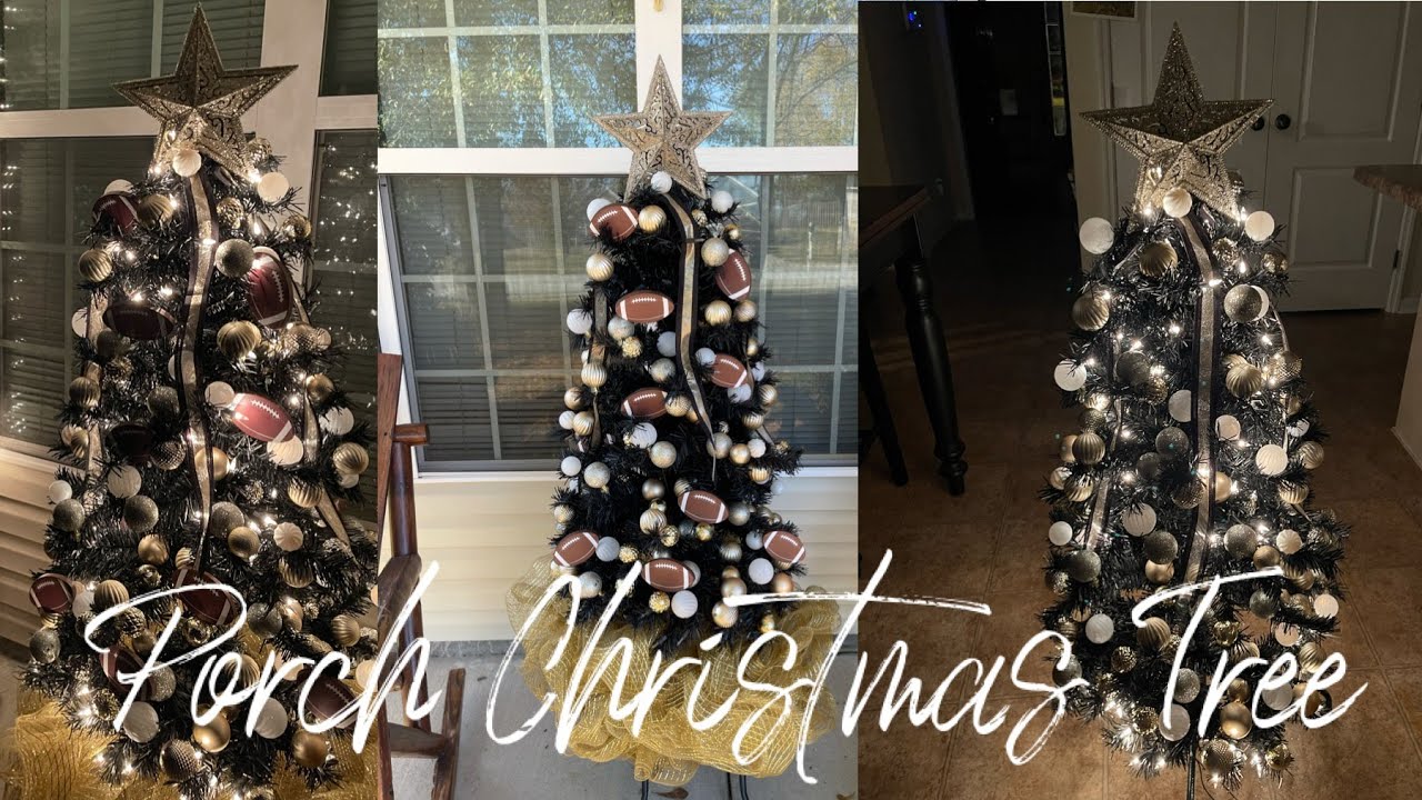 Football Christmas Tree | JenniferB | DIY - YouTube