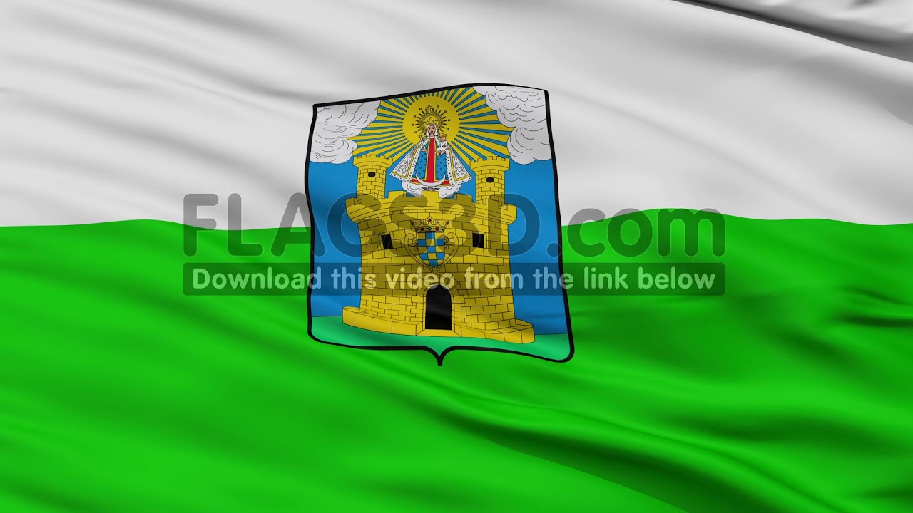 Closeup Medellin city flag, Colombia - YouTube
