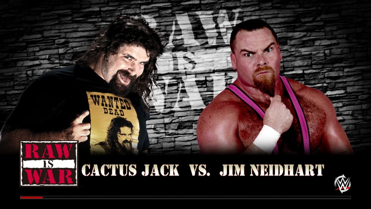 WWE 2K16 - Cactus Jack vs. Jim Neidhart - YouTube