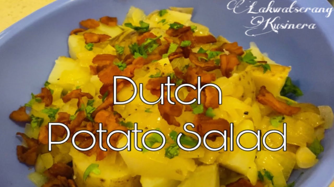 Dutch Potato Salad Recipe - YouTube