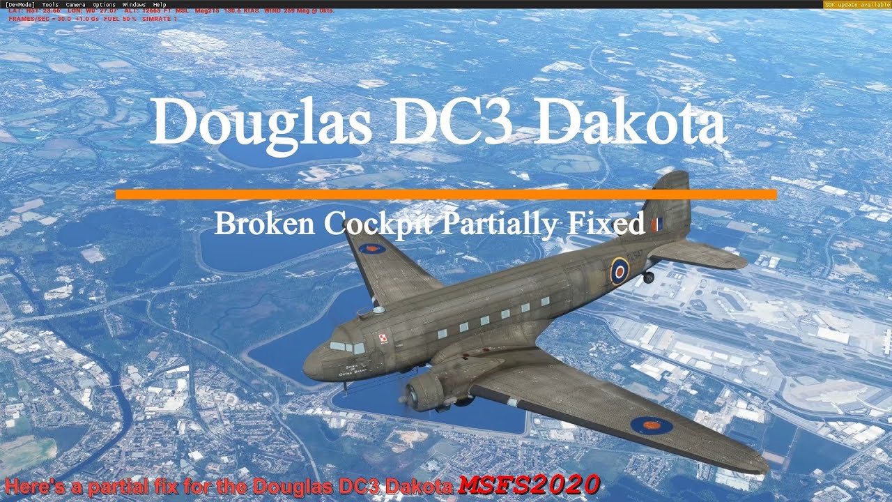Microsoft Flight Simulator 2020 Sim Update 5 Broken Cockpit Partially ...