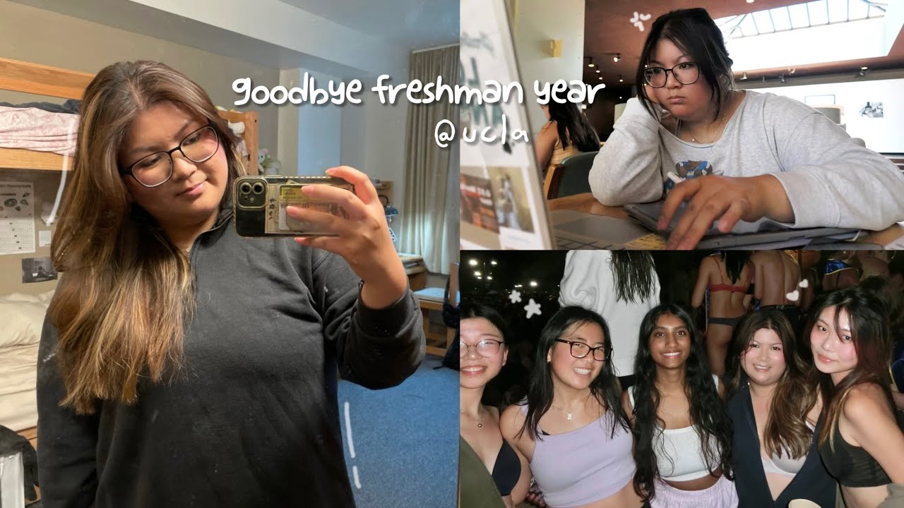 last days of freshman year | ucla finals, studying, moving out, undie ...