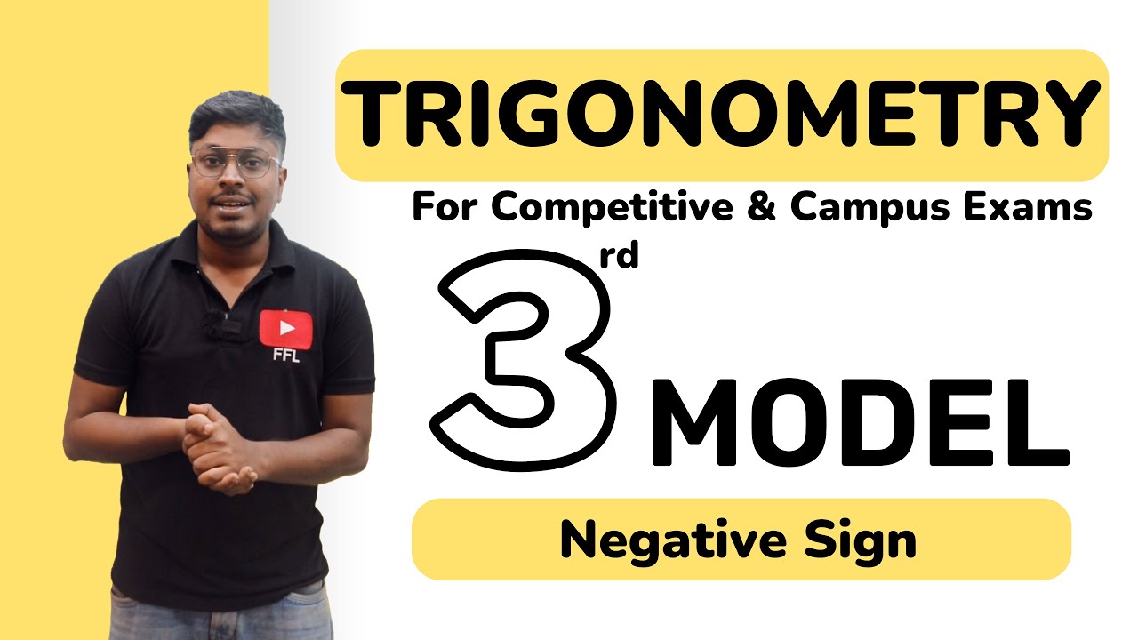 Trigonometry || Lesson -4 || Model-3(Negative Sign) - YouTube