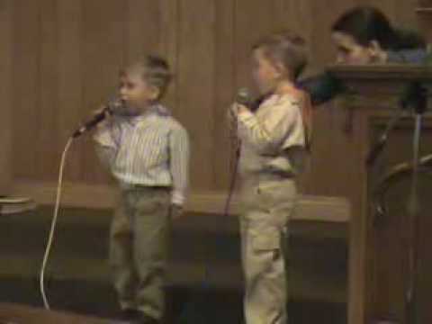 Two Little Boys Singing In Church.wmv - YouTube
