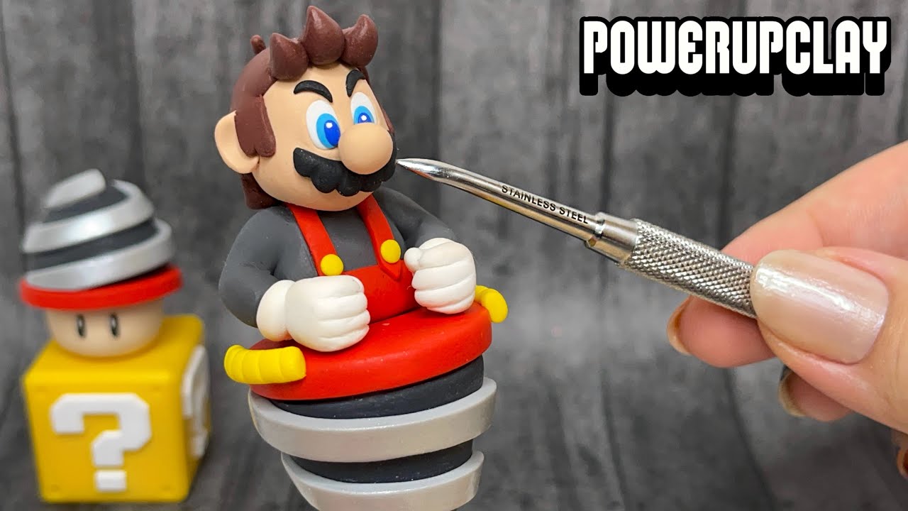 Making Drill Mario from Super Mario Bros. Wonder | Polymer Clay - YouTube