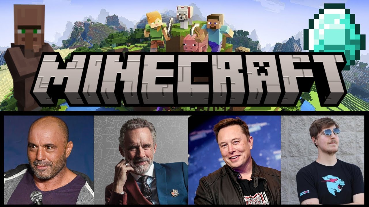Joe Rogan, Elon Musk, Jordan Peterson and MrBeast Play Minecraft (AI ...
