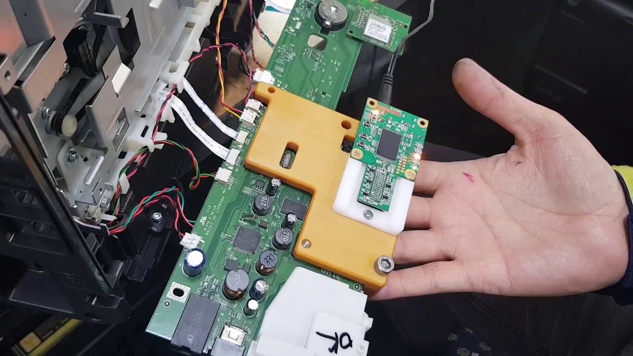 HP 8710 IBLOCK JIG firmware update - YouTube