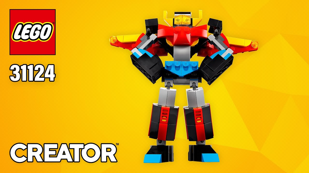 LEGO Super Robot (31124)[159 pcs] from Creator | Building Instructions ...