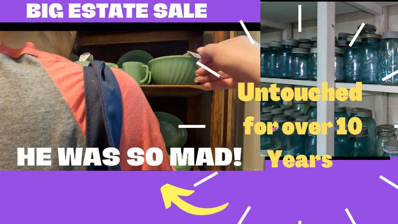 Big Estate Sale Untouched for over 10 years - YouTube