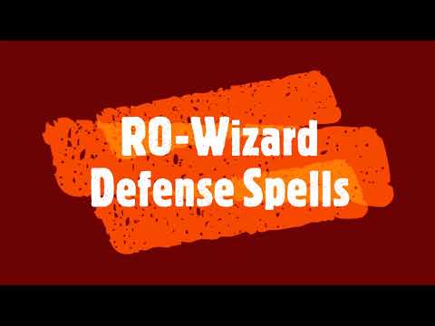 How to get all DEFENSE SPELLS in RO-Wizard - YouTube