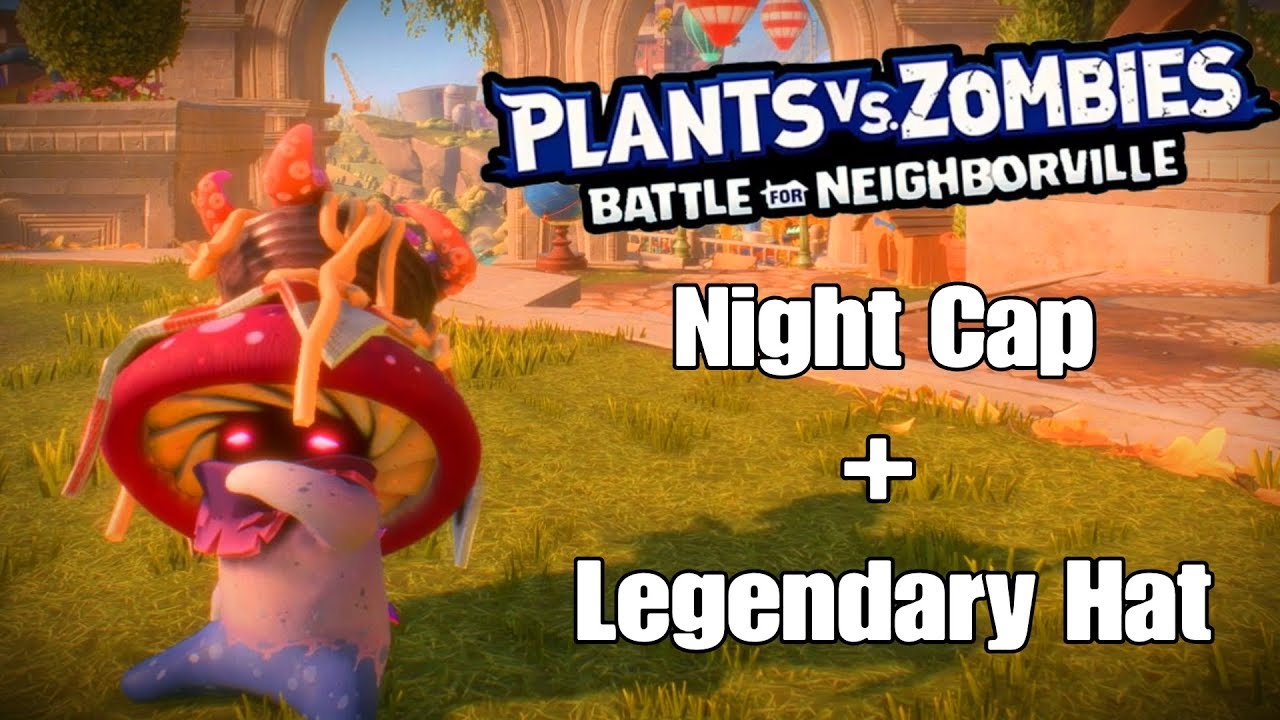 Night Cap + Legendary Hat Gameplay | Plants vs Zombies Battle For ...