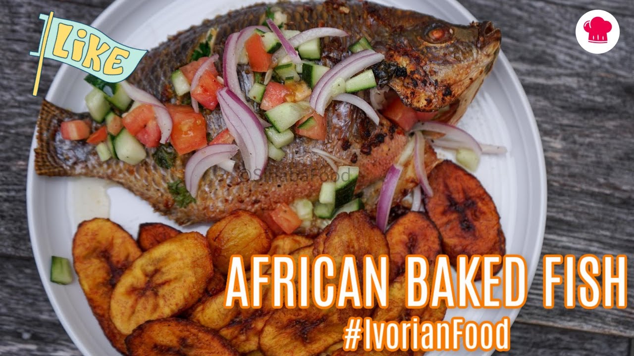 African Quick Baked Fish Tilapia / Poisson Braisé Tilapia - YouTube