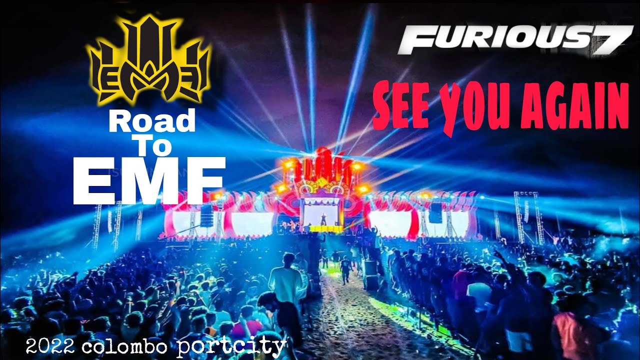 EMF See You Again | Fast and Furious Song Electric Mask Festival in Sri ...