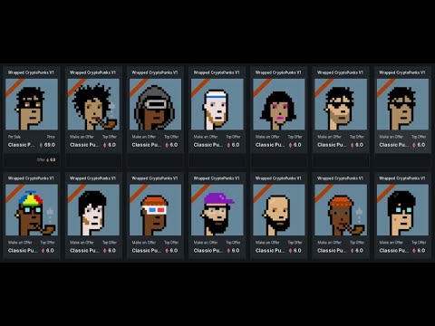 What Are The CryptoPunks V1 And How Can They Disrupt The Market - YouTube