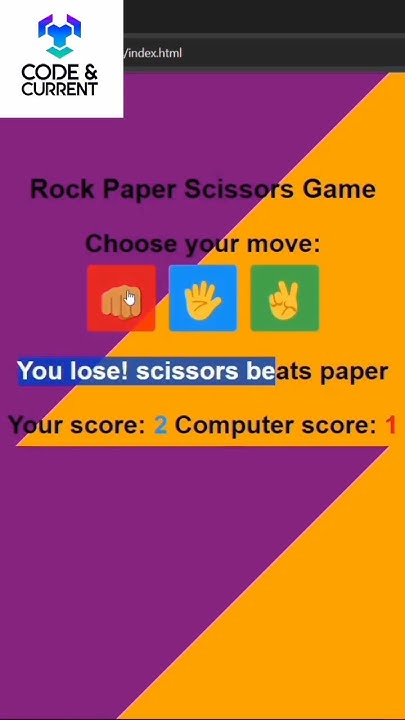 Rock🪨 - paper📃 - scissors ️ #tech #short #programminglanguage #coding # ...